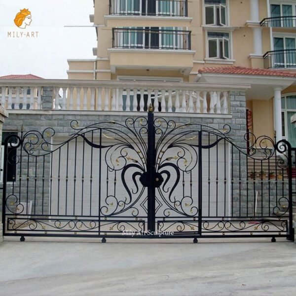Modern Wrought Iron Fancy Main Gate Design for Villa Factory Supplier ...