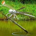 Beautiful Large Metal Dragonfly Sculpture Outdoor Decor for Sale MLSS ...