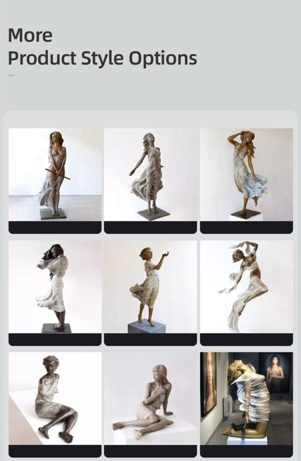 Beautiful Sexy Woman Bronze Female Statues - Mily Bronze Foundry