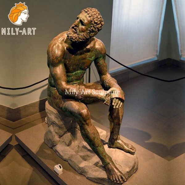 Famous Bronze Seated Boxer Statue Replica Supplier