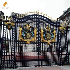 Elegant Ornamental Wrought Iron Main Gate Manufacturing MLIS-113 ...