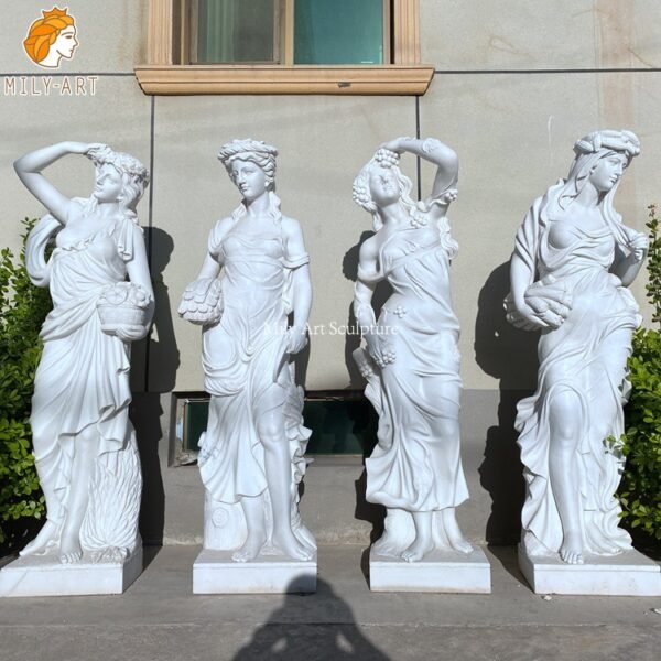 Stunning Marble Four Season Garden Statues Supplier MLMS-196 ...