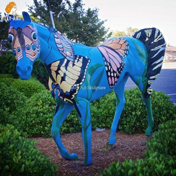 Life Size Painting Fiberglass Horse Statue Sells Online - Milystatue ...
