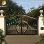 Modern Wrought Iron Gate with Exquisite Designs Supplier - Milystatue ...