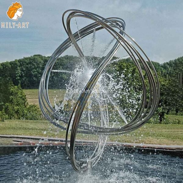 Large Metal Water Feature for Outdoor Decor Supplier - Milystatue ...
