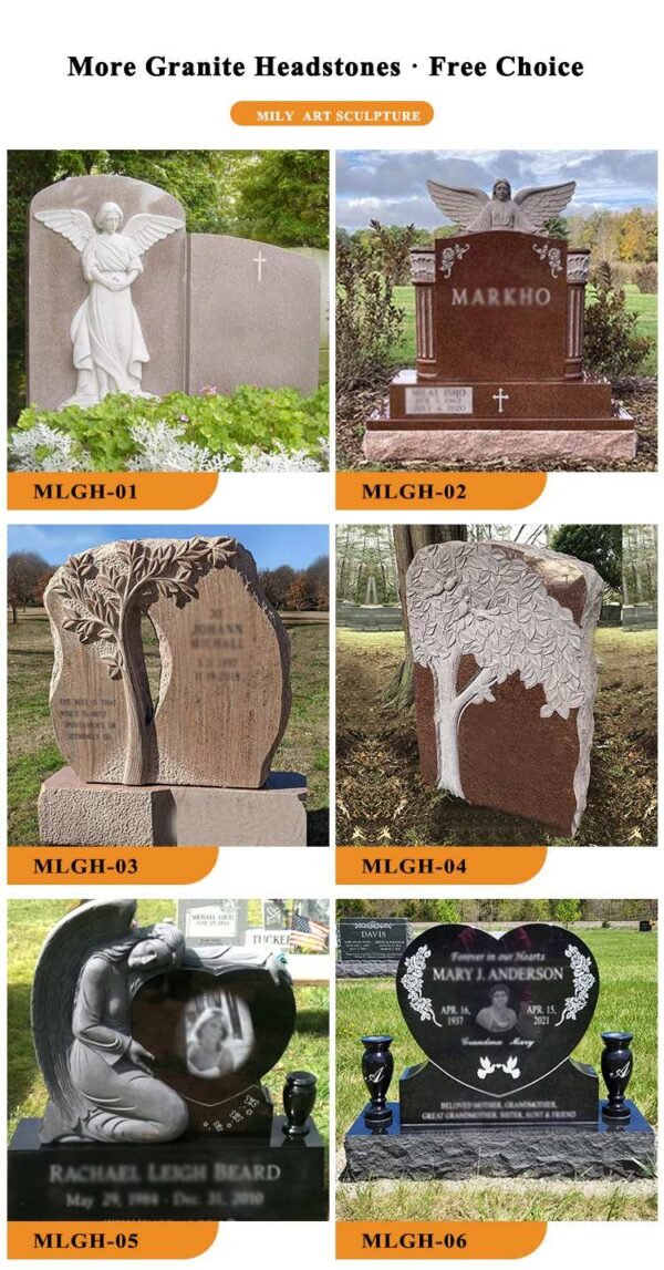 Stunning Granite Grave Headstones for Lasting Tribute - Milystatue ...