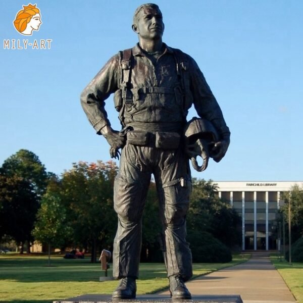 Life Size Bronze Pilot Statue Factory Supplier - Milystatue - World ...