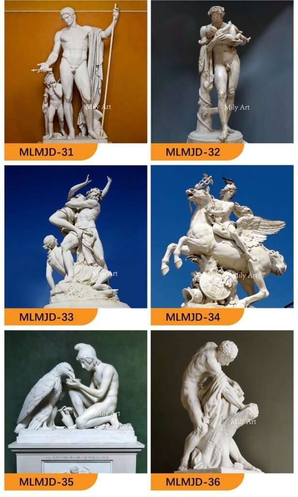 Carved marble statue of Moses by Michelangelo - Mily Statue