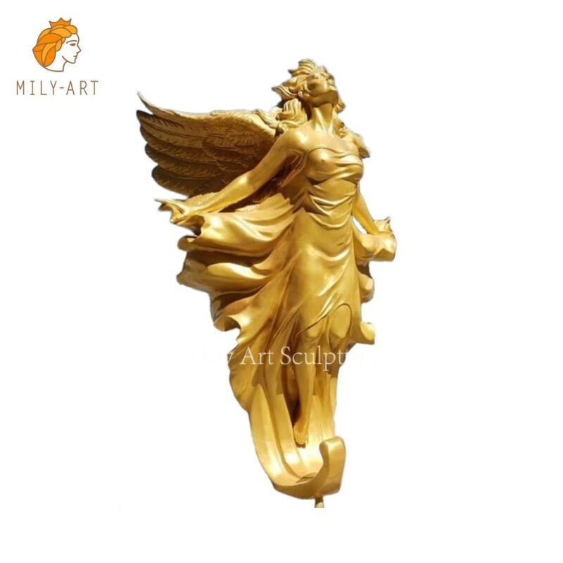 Life Size Bronze Flying Angel Statues for Garden - Mily Statue