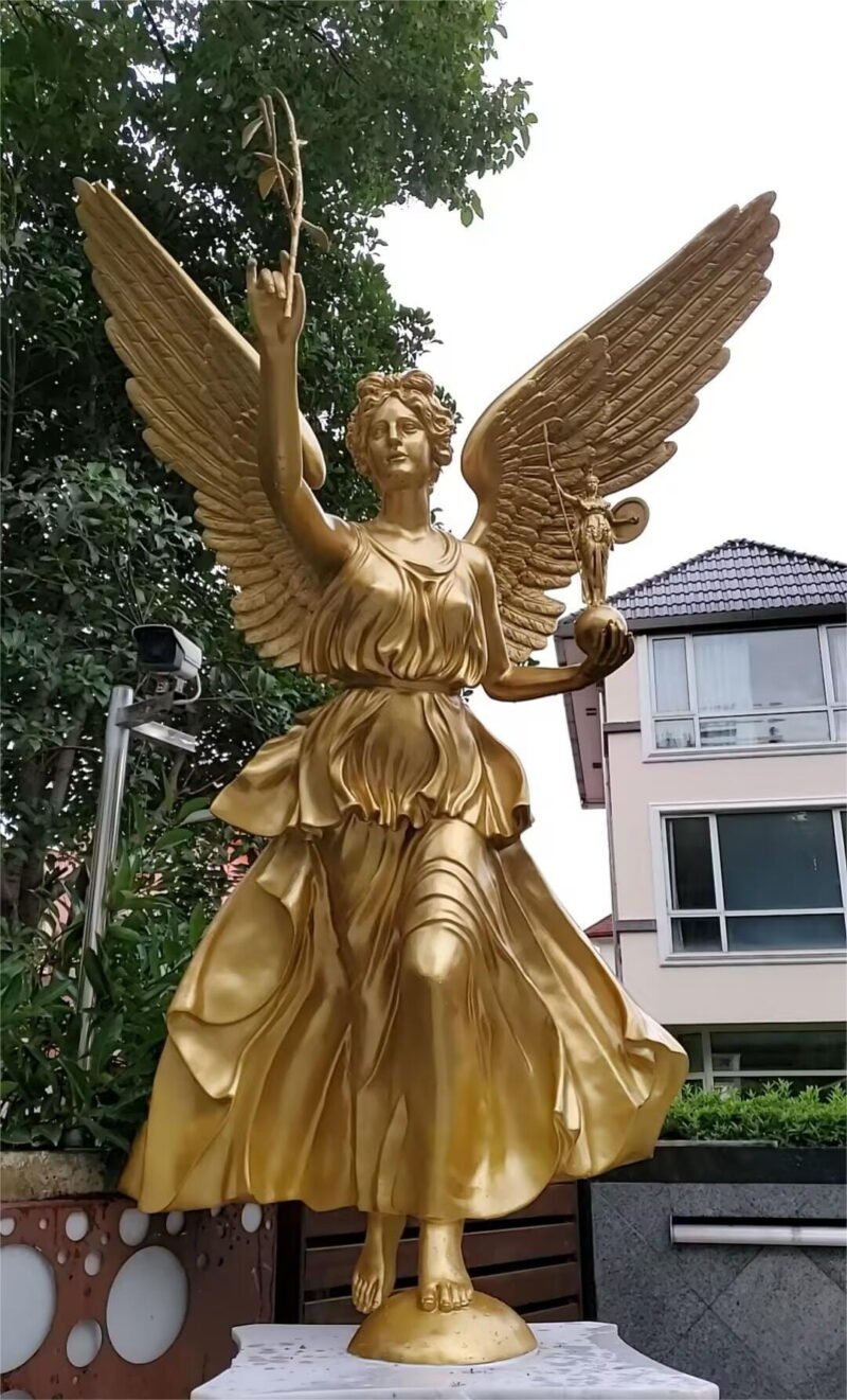 Life Size Bronze Flying Angel Statues for Garden - Mily Statue