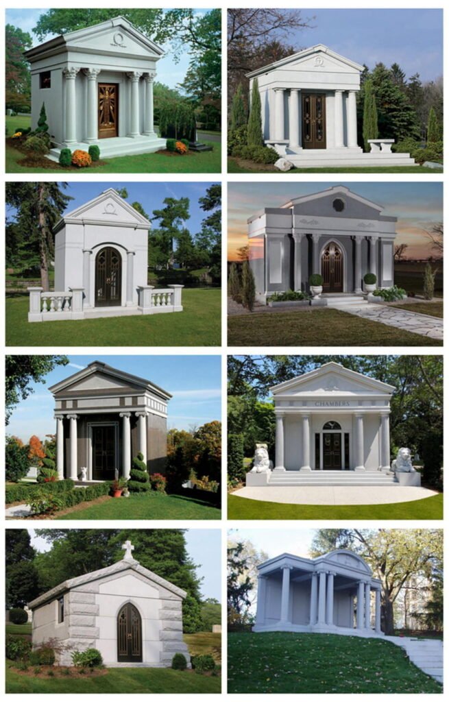 Customized White Marble Mausoleum for Cemetery - Milystatue - World ...