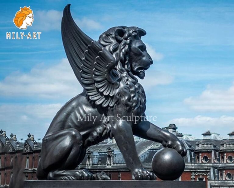 Outdoor Life size Bronze Winged Lion Statue - Milystatue - World ...