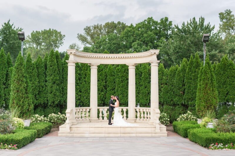 Outdoor Wedding Stage Marble Gazebo - Mily Art Statue