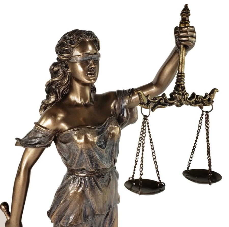 What does the statue of lady justice represent