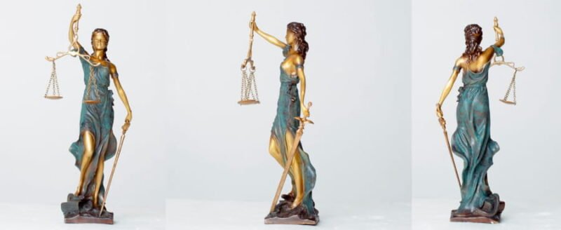 What does the statue of lady justice represent