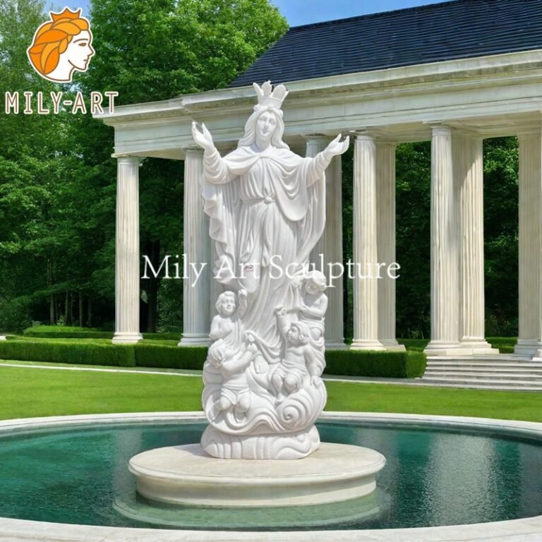 Large Marble Virgin Mary Statue for Sale - Milystatue - World Leading ...