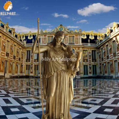 Bronze Ancient Mythology Roman Goddess Peace Sculpture