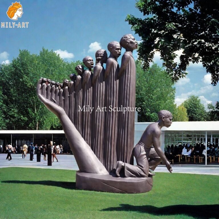 Large Bronze Augusta Savage The Harp Sculpture - Milystatue - World ...