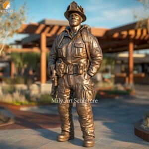 Life Size Bronze firefighter Statues for Sale - Milystatue - World ...