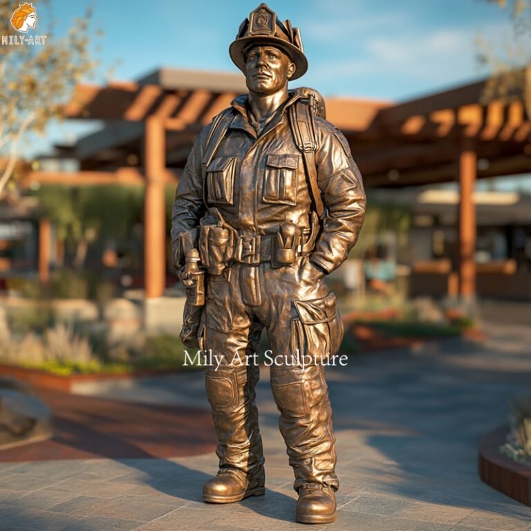Life Size Bronze firefighter Statues for Sale - Milystatue - World ...