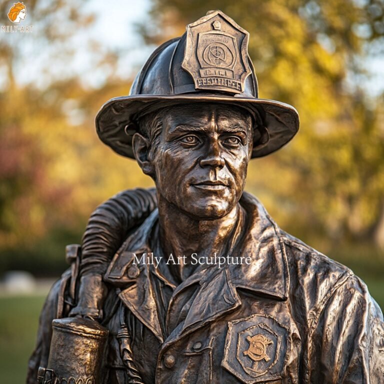 Life Size Bronze firefighter Statues for Sale - Milystatue - World ...